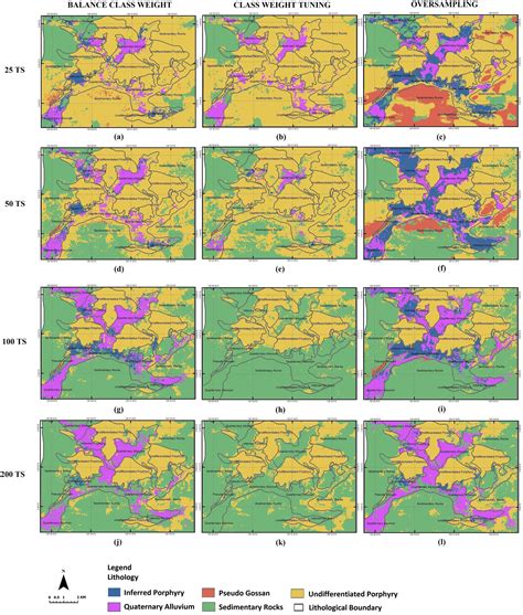 handling imbalanced data in supervised machine learning for lithological mapping using remote