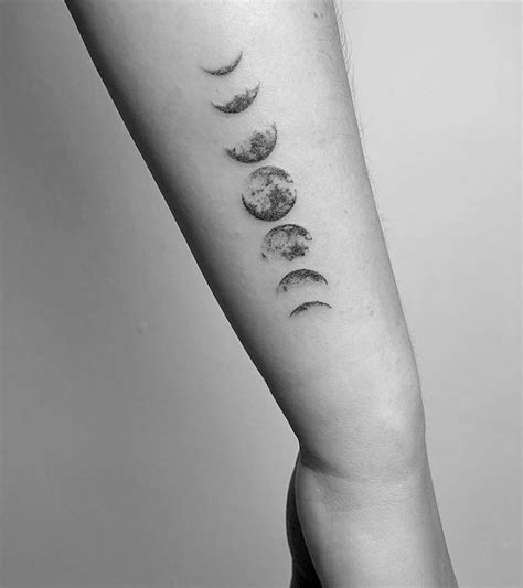 Tatuagem De Fases Da Lua Ideias Supercriativas Para Fazer A Sua