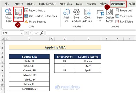 how to find and replace multiple words from a list in excel 8 methods