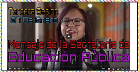 Mensaje De La Secretaria De Educaci N P Blica Leticia Ram Rez Amaya
