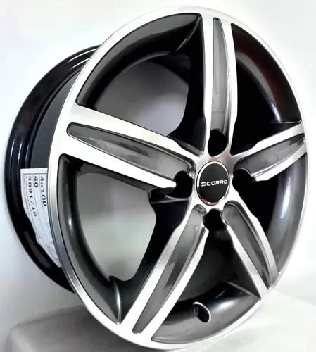 Rodas Scorro Chevrolet Onix Celta Aro 15 4x100 Jogo Bicos Cor