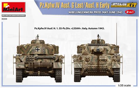 Pz Kpfw IV Ausf G Last Ausf H Early NIBELUNGENWERK Prod May June
