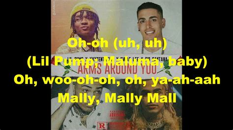Xxxtentacion And Lil Pump Ft Maluma And Swae Lee Arms Around Youlyrics Youtube