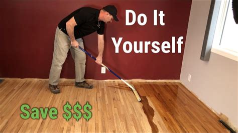 How To Sand Refinish Hardwood Floors Youtube Refinish Wood Floors