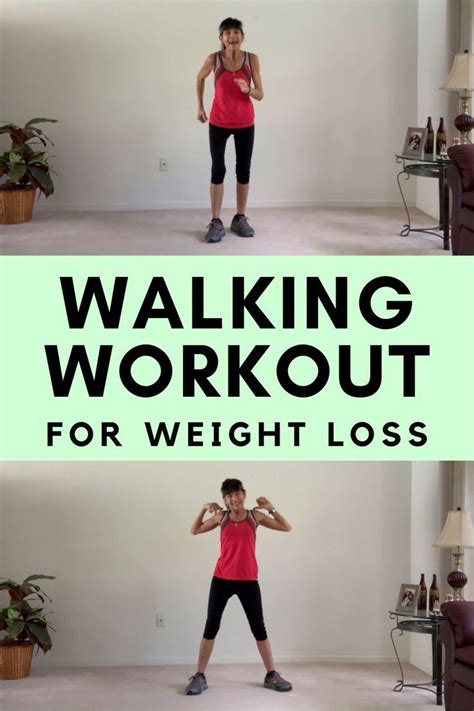 Video Demonstrating A Walking Workout You Can Do At Home To Lose Weight
