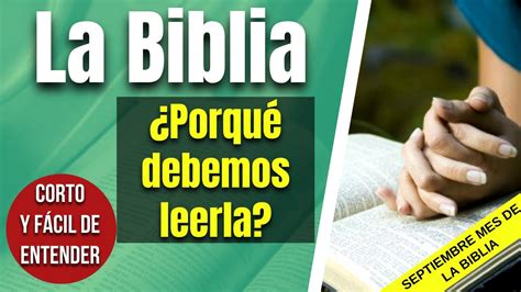 RAZONES PARA LEER LA BIBLIA YouTube