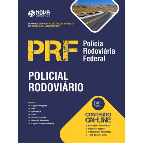 KIT Apostila PRF Policial Rodoviário Caderno de Testes em Promoção