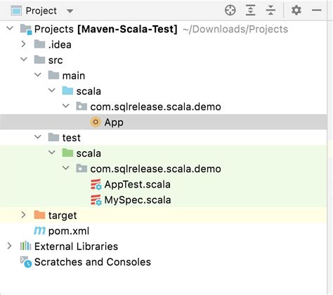 create scala maven project using intellij idea step by step sqlrelease