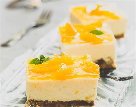 Mandarinen Cheesecake No Bake Salzig Süß und Lecker