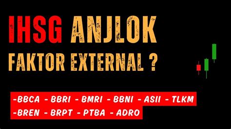 IHSG Anjlok Hari Ini Analisa Saham BBCA BBRI BMRI BBNI ASII TLKM BREN
