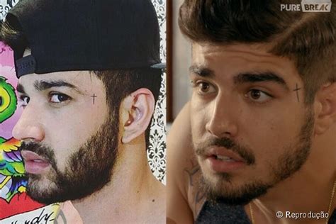 Gusttavo Lima mostra tatuagem de cruz no rosto e fãs o comparam ao
