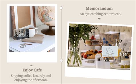 Ronteda Table Number Holders Pcs Inch Mini Table Number Stands