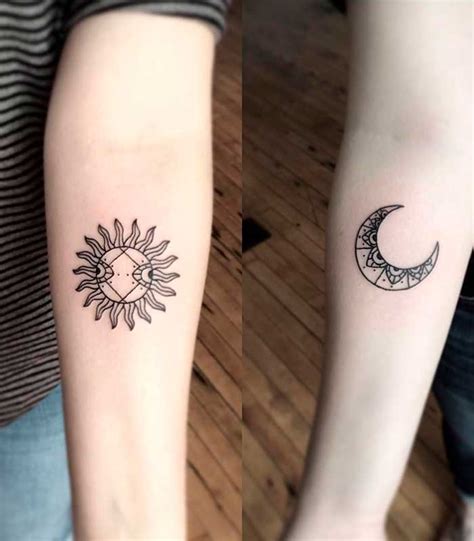 Tatuajes de sol y luna Significado y mejores diseños
