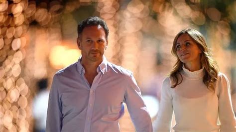 Geri Halliwell Boards Private Jet To Meet Husband Christian Horner