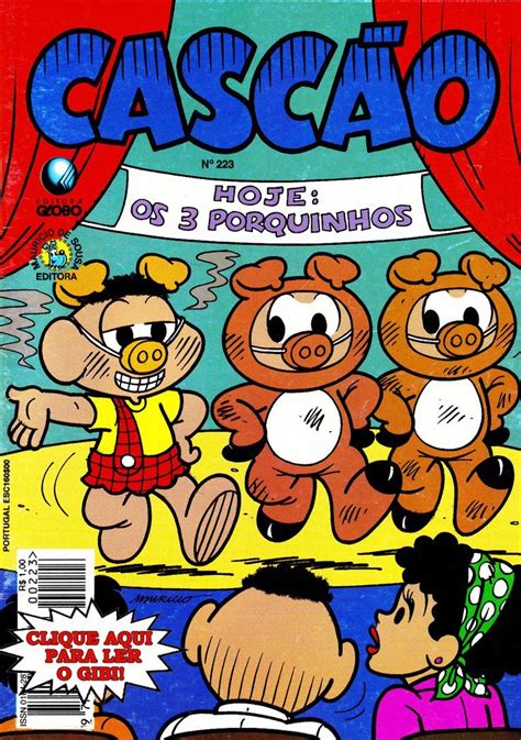 Revistinha do Cascão Nº 223 Editora Globo Turma da mônica Gibi