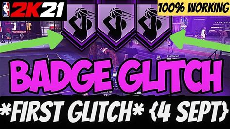 NBA 2K21 Badge Glitch FIRST BADGE GLITCH NBA 2K21 UNLIMITED BADGE
