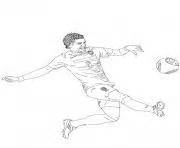 Coloriage Joueur De Foot Antoine Griezmann Equipe De France Jecolorie