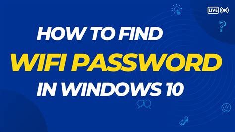 How To Know Wifi Password In Computer Laptop Windows Or Youtube