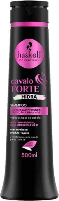 Kit Haskell Cavalo forte Hidra Shampoo 500ml Sérum 100ml