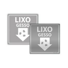 Placa De Lixo Para Descarte De Gesso Afixgraf