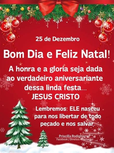 Bom Dia E Feliz Natal 25 De Dezembro ImagensBomDia Net