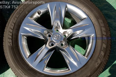 2015 TOYOTA Highlander Limited OEM FACTORY 19 Chromtec WHEELS Tires
