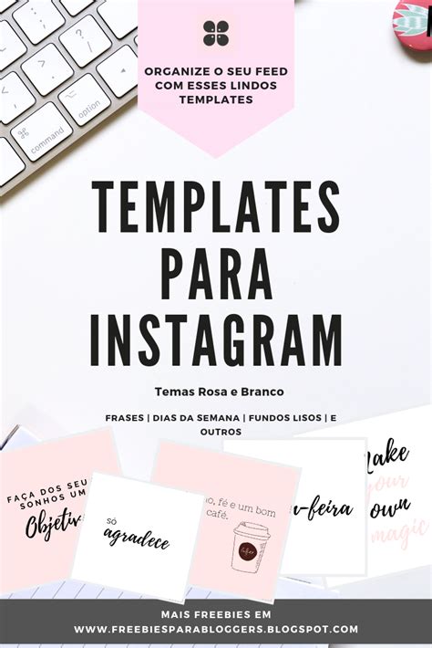 Preparei 20 imagens de respiro para você organizar o feed do Instagram