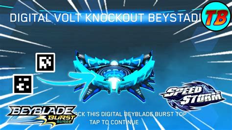 VOLT KNOCKOUT BEYSTADIUM QR CODE BEYBLADE BURST SURGE YouTube