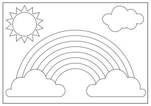 Coloriage Arc en Ciel 40 dessins à imprimer