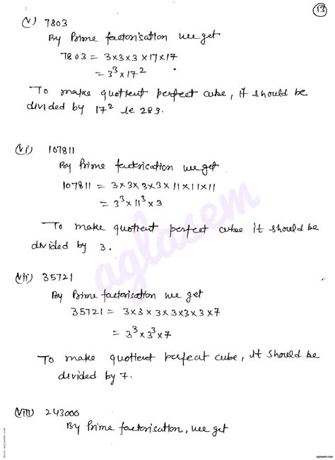 Rd Sharma Solutions Class Chapter Cubes And Cube Roots