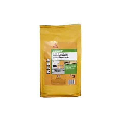 Enduit De Garnissage SIKA SikaWall Tout En 1 En Poudre 4kg