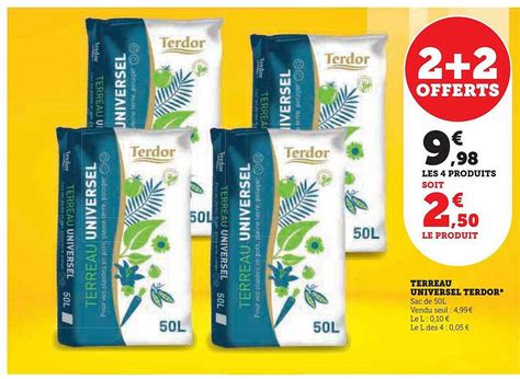 Promo Terreau Universel Terdor Offerts Chez Hyper U Icatalogue Fr