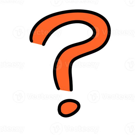 Orange Question Mark Sign Png