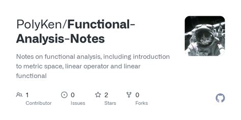 github polyken functional analysis notes notes on functional analysis including introduction