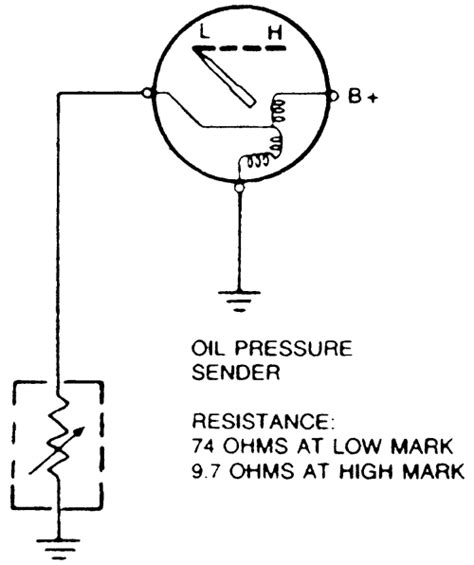 Gm 3 Wire Oil Pressure Sensor Schematic