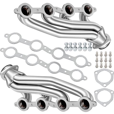 VEVOR Exhaust Header Set 1 5 8 Exhaust Turbo Headers Stainless Steel