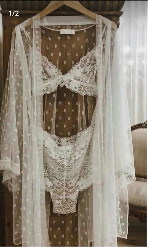 Lingerie Set Wedding Lingerie Honeymoon Lingerie Lace Lingerie Set