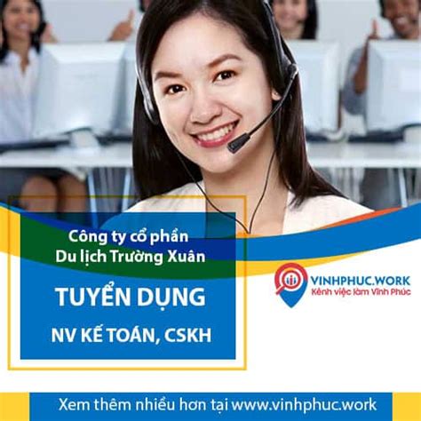 Công ty cổ phần Du lịch Trường Xuân Tuyển dụng Kế toán viên Nhân viên