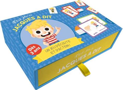 P Tit Jeu De Jacques A Dit Auzou Jeux Classiques Achat Prix Fnac