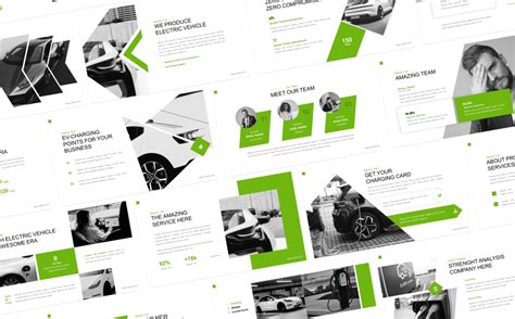Electric Car Powerpoint Template Presentation For