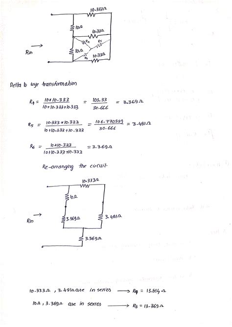 Solved Use The Delta Wye Transformation To Find The Resistance As