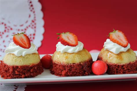 Pastel Imposible De Red Velvet Sin Horno Pastel Imposible Postres