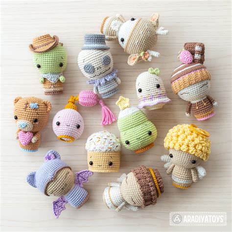 Mini Kawaii Cuties Crochet Tutorial Amigurumi Pattern Gift