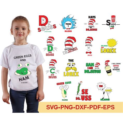 Dr Seuss Alphabet Bundle Svg Green Eggs Svg