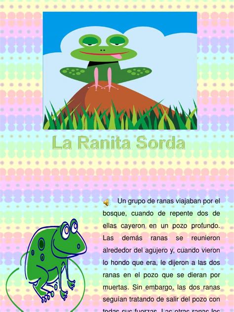 Pdf Cuento La Ranita Sorda Dokumen Tips