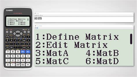learn to do transposition of a matrix multiplication on casio fx 991ex classwiz youtube