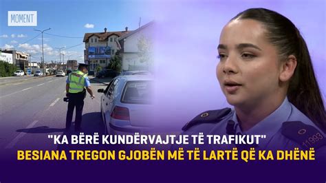 Ka bërë kundërvajtje të trafikut Policja Besiana Sejdijaj tregon