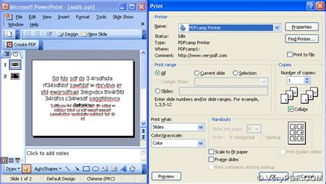 do you know how to print powerpoint documents of ppt to pdf verypdf knowledge base