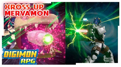 Beelzebumon Xross E Xross Up Mervamon Digimon Rpg Online Youtube