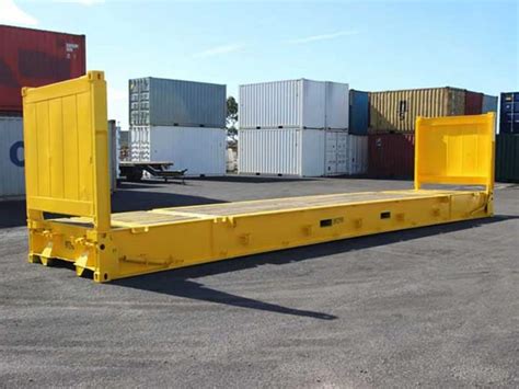Flat Rack Shipping Containers Port Shipping Containers